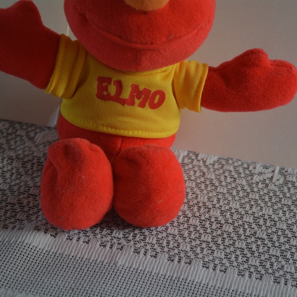 tyco | Accessories | Vintage Tyco Elmo That Tickles Talking Plush Doll ...